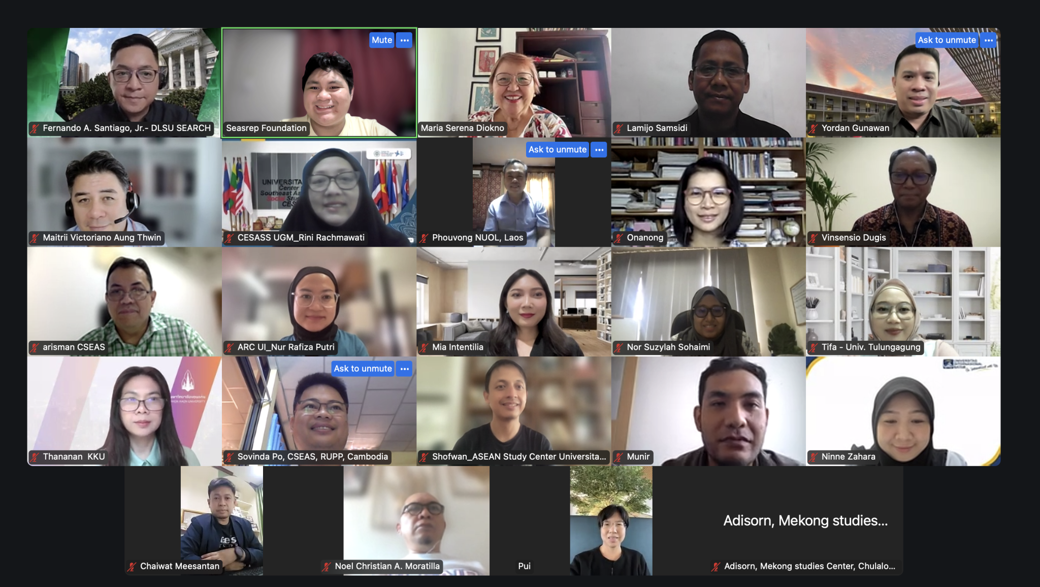 SEASREP meets with the heads of Southeast Asian and ASEAN Studies ...